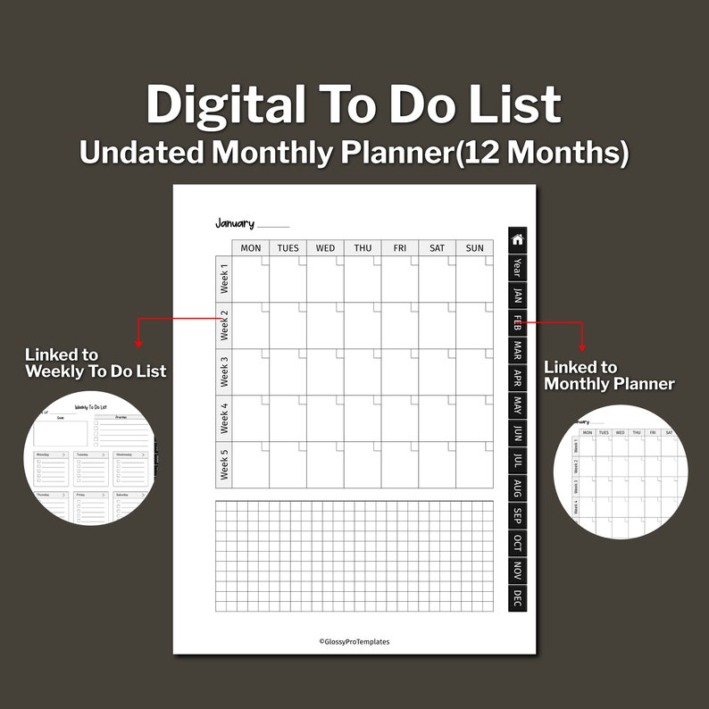 To Do List for SUPERNOTE, to Do List Templates, Daily to Do List ...