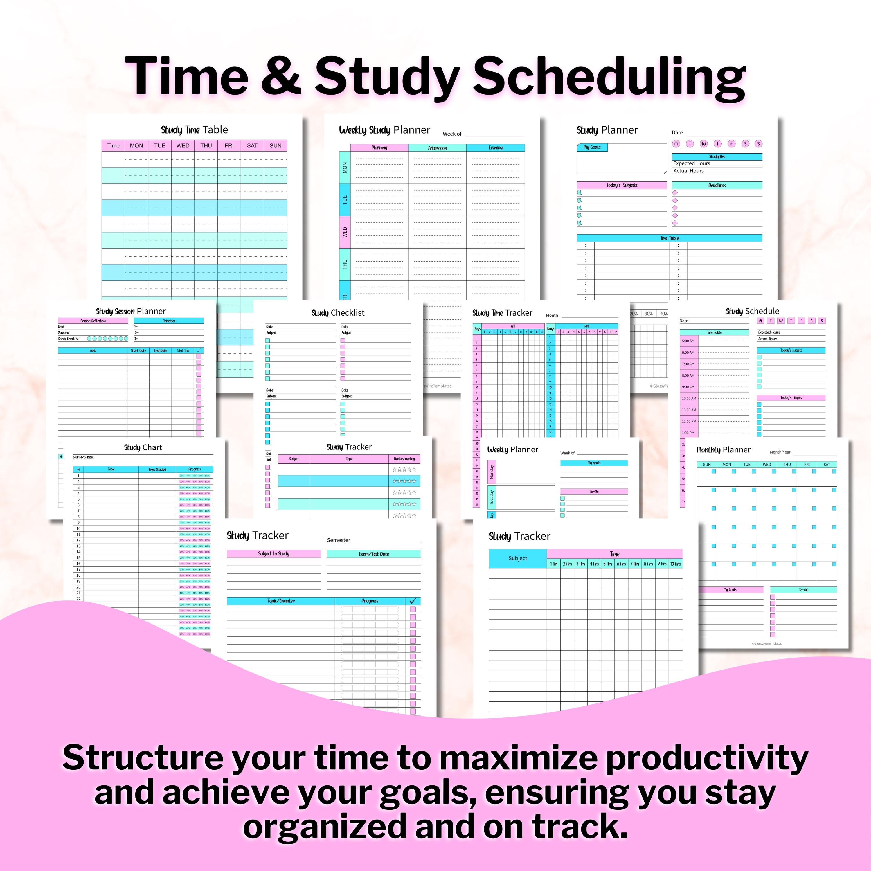 Ultimate Study Planner, Printable Study Planner, Academic Student ...