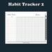 Remarkable 2 Habit Tracker Bundle Portrait and Landscape, Remarkable-2 ...