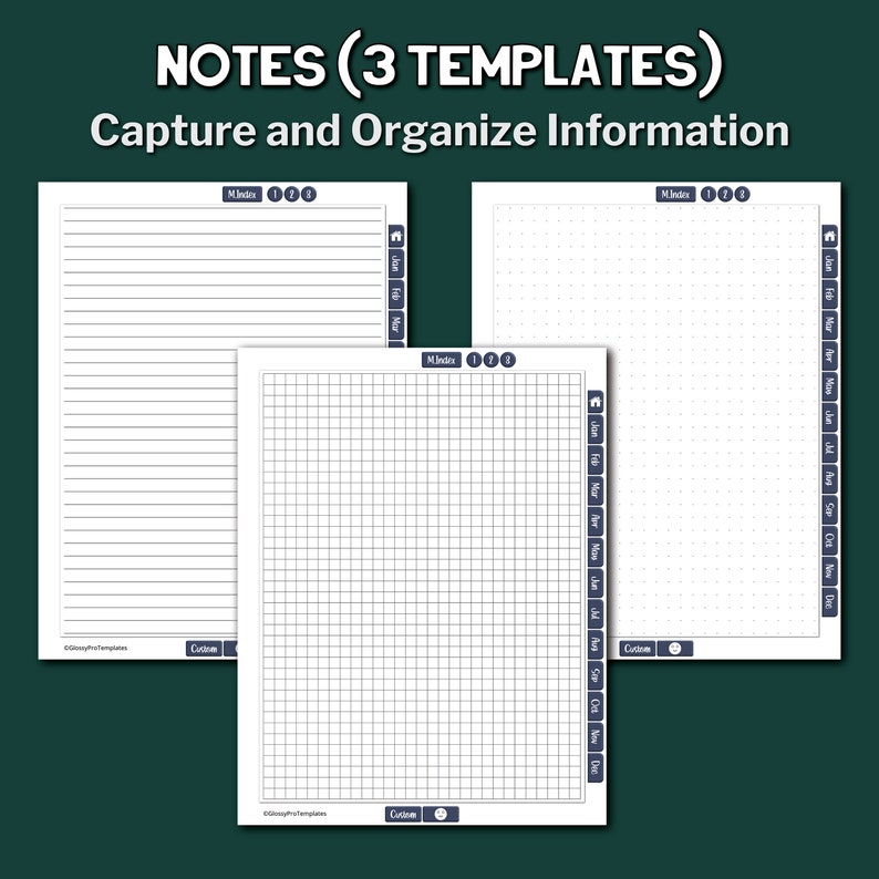 Ultimate Planner Bundle With 8 Templates for BOOX Note Air 3 C ...