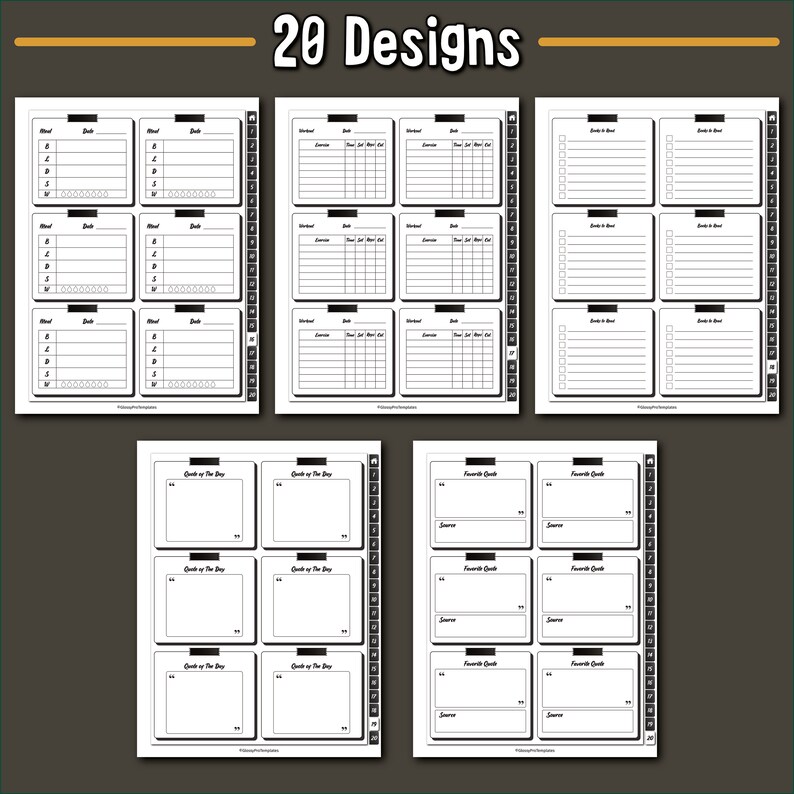 Custom Sticky Notes for SUPERNOTE, Supernote Templates, Digital ...