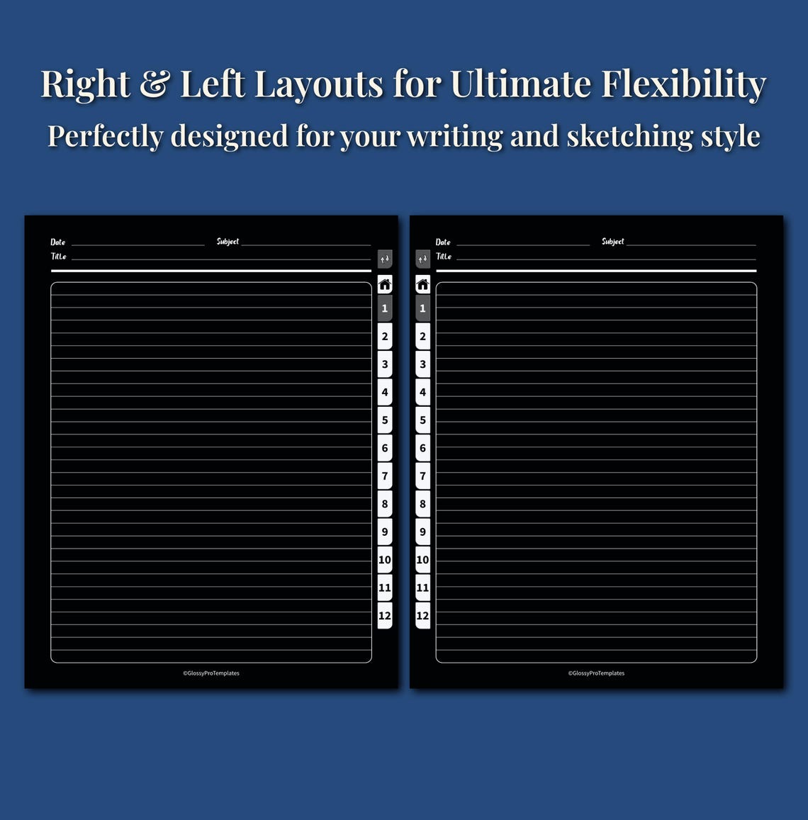 The Ultimate Digital Notebook for Remarkable Tablets, Templates for ...