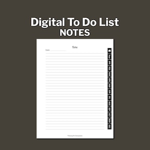 To Do List for SUPERNOTE, to Do List Templates, Daily to Do List ...