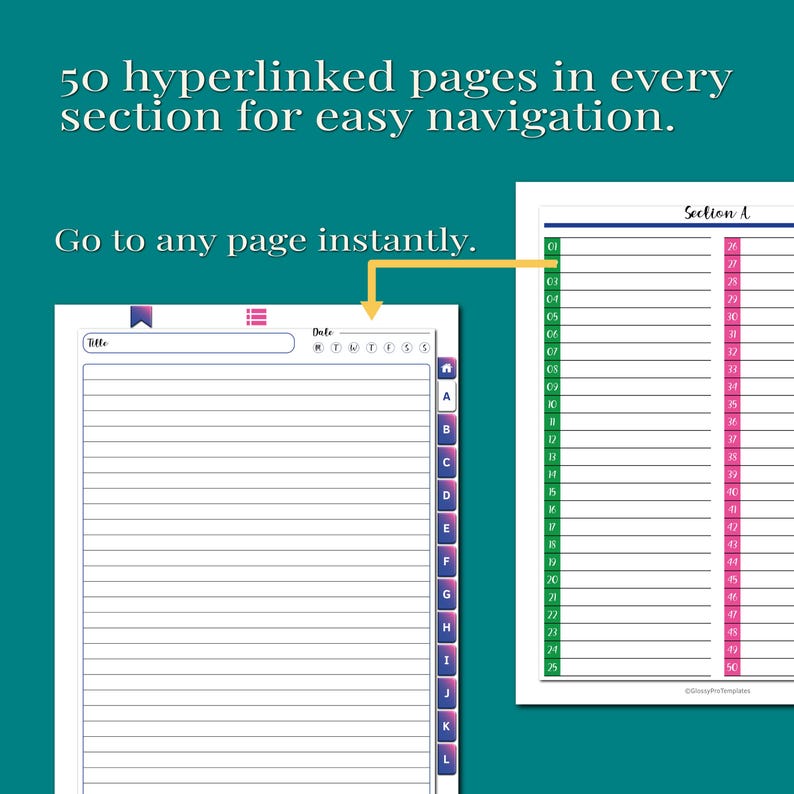 Digital Notebook for Remarkable Paper Pro, Digital Notebook, Cornell ...