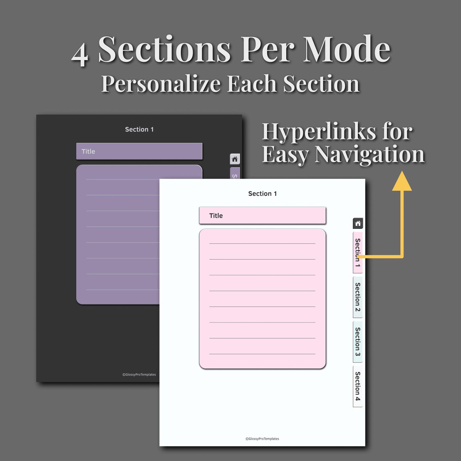 Digital Cornell Notes Template for Boox Note Air 3 C | Dark & Light ...