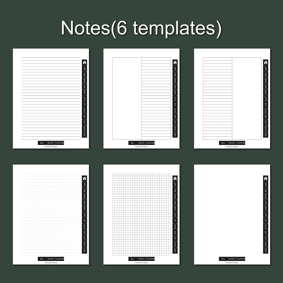 BOOX Tab Ultra Bill Tracker, Monthly Bill Tracker, Boox Tab Ultra ...