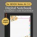 Premium Digital Notebook for Remarkable Tablets, 12 Hyperlinked ...