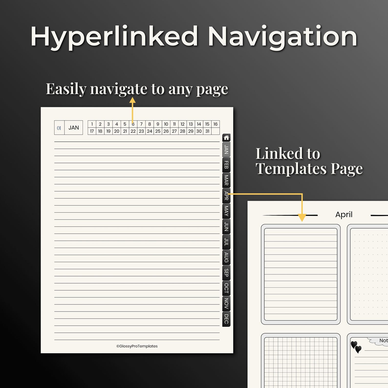 Digital Daily Journal Template for BOOX, Undated Daily Journal ...