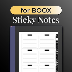 Custom Sticky Notes for Boox | Post-it Notes | 20 Designs Digital ...