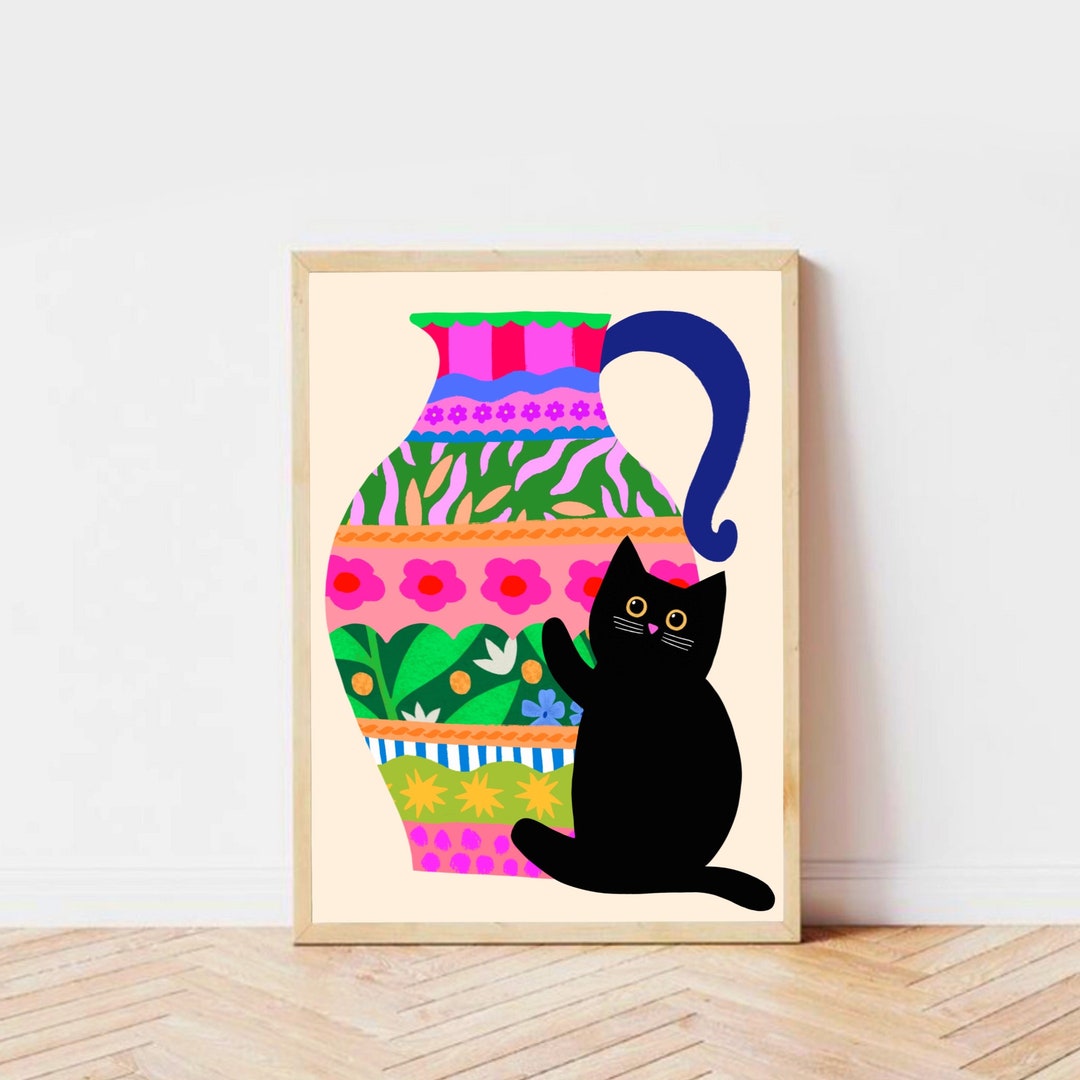 Pretty Jug Print Pattern Art Pattern Print Interior Decor - Etsy