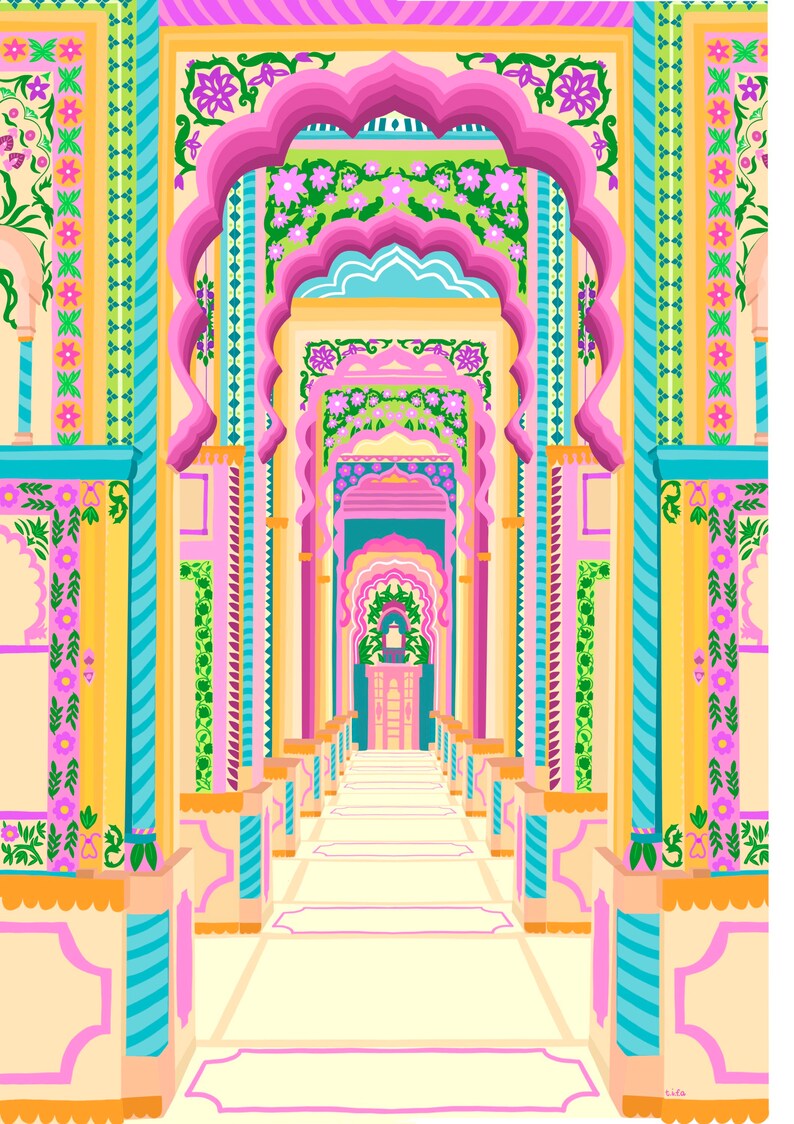 Patrika Gate India Print - Etsy
