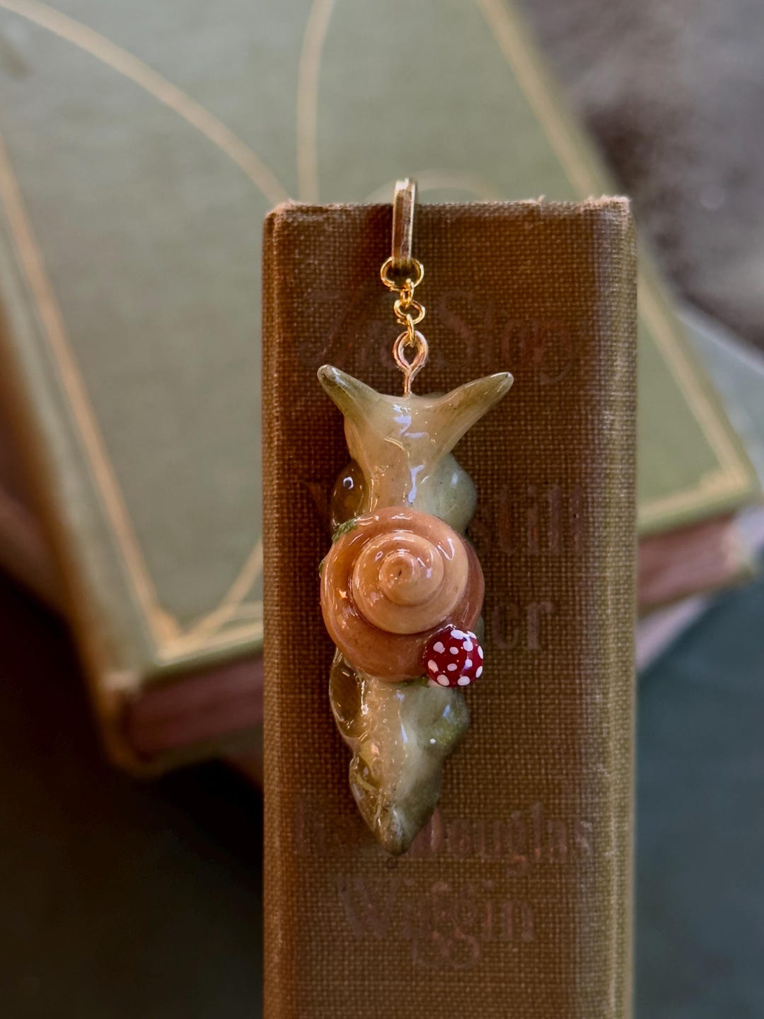 Whimsical Snail Bookmark – Glow in the Dark, Handmade Nature Lover Gift ...