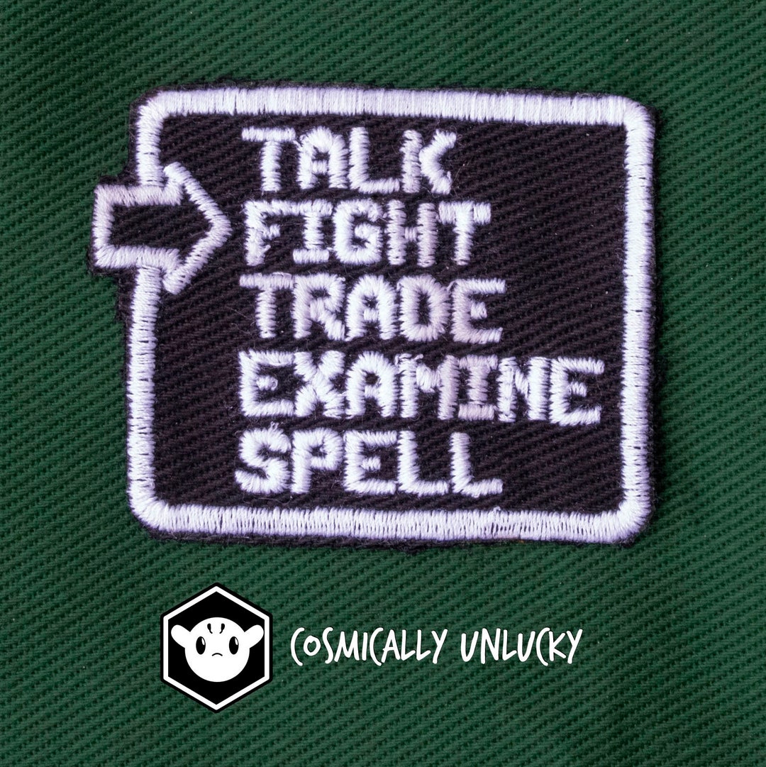Embroidered Retro RPG Themed Video Game Patch - Etsy
