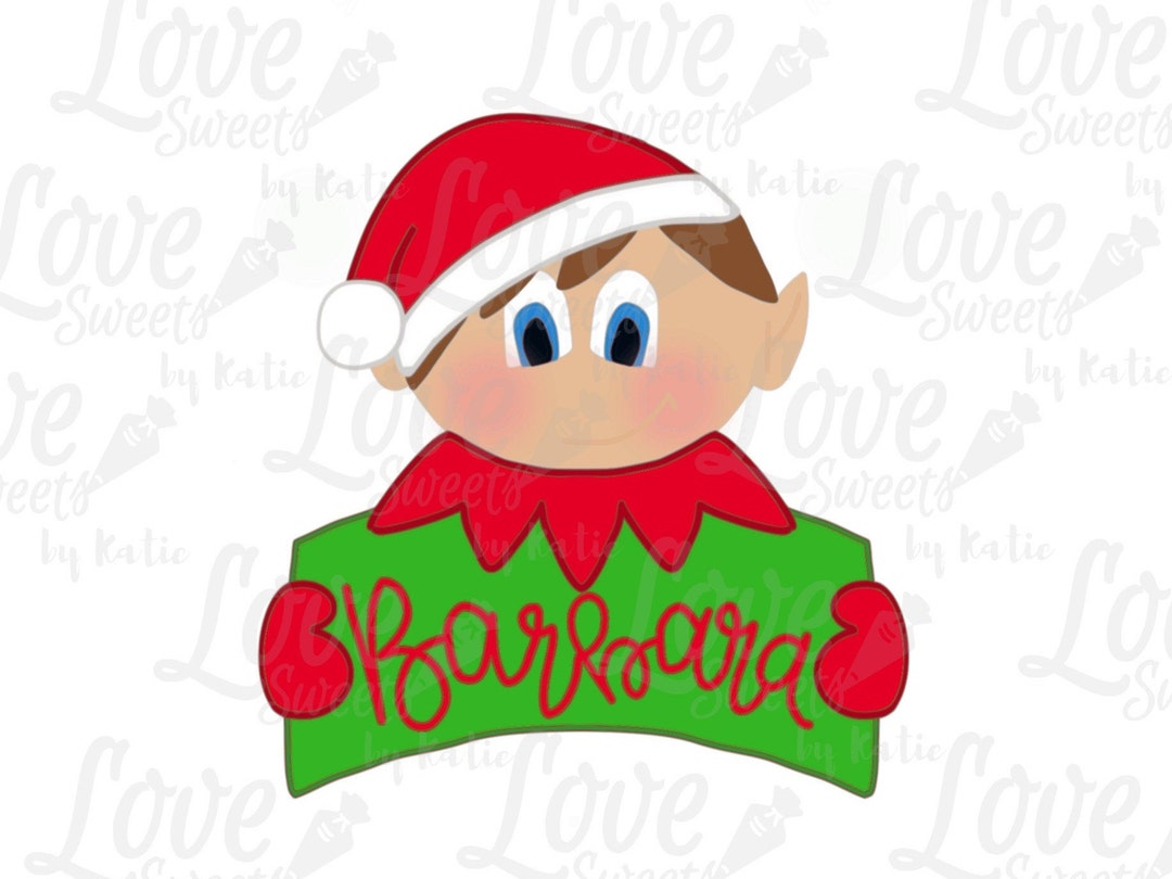 Elf Plaque Cookie Cutter - Etsy