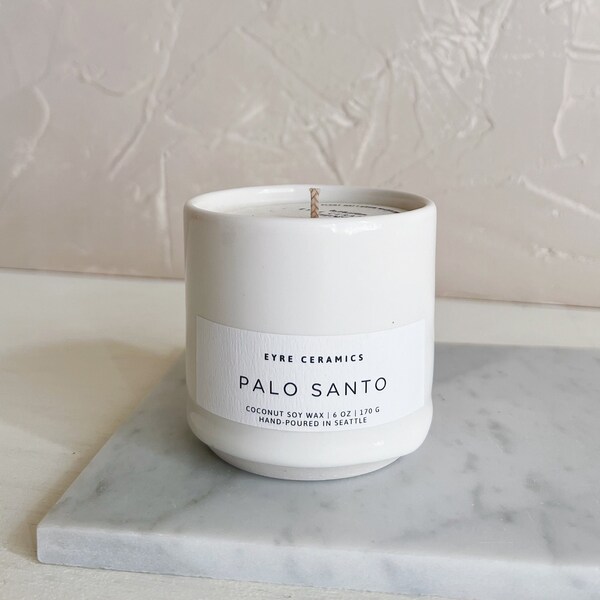 Ceramic Candle - Etsy