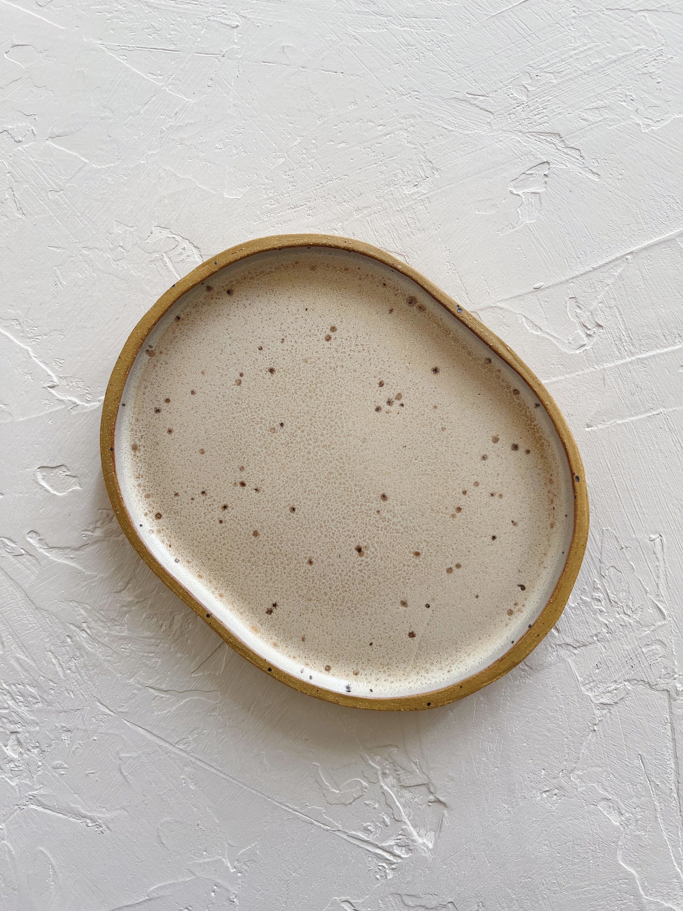 Handmade Oval Tray Ceramic Tray Decorative Tray Stoneware Vanity Tray ...