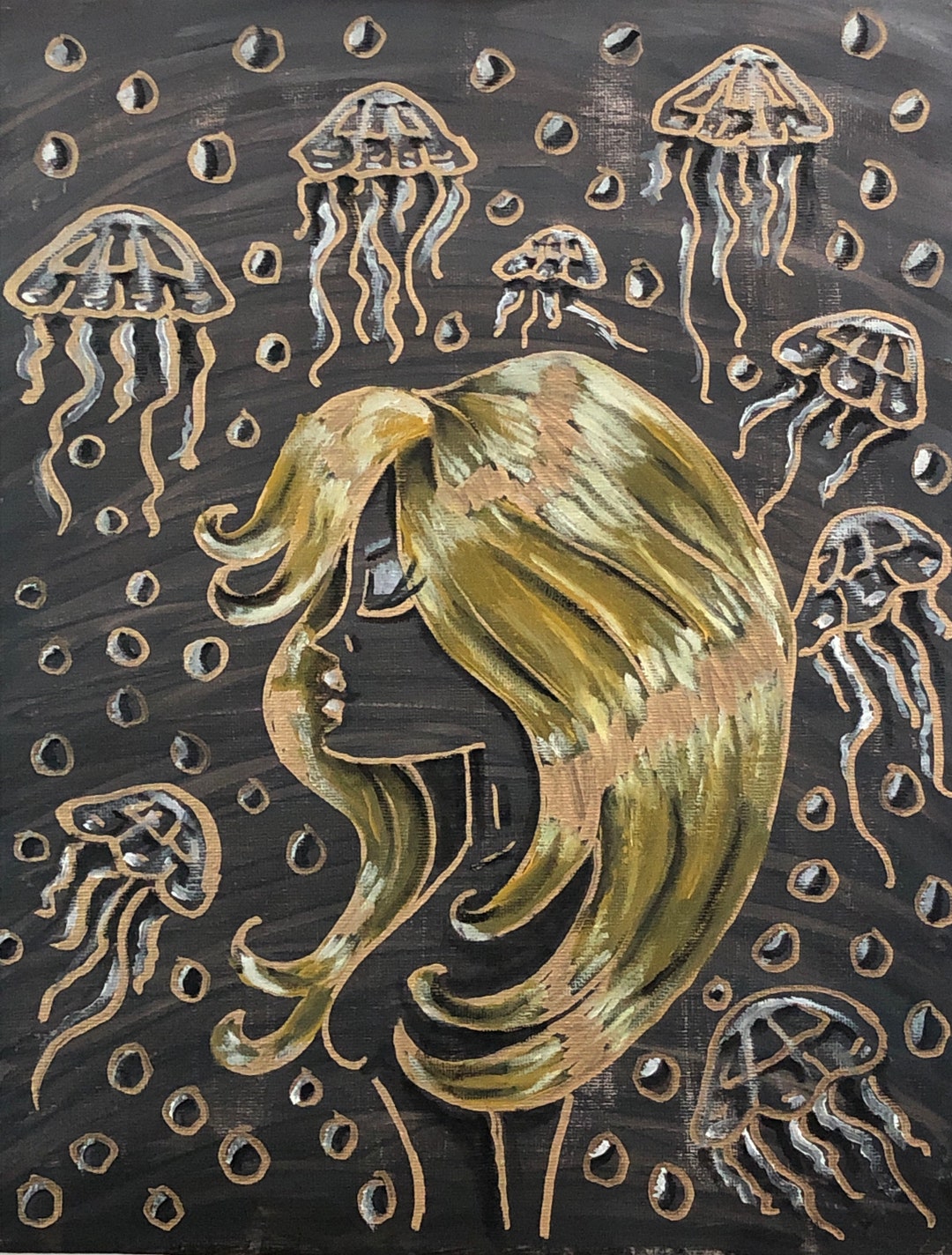 Gold Mermaid - Etsy