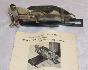 Singer Buttonhole - Etsy