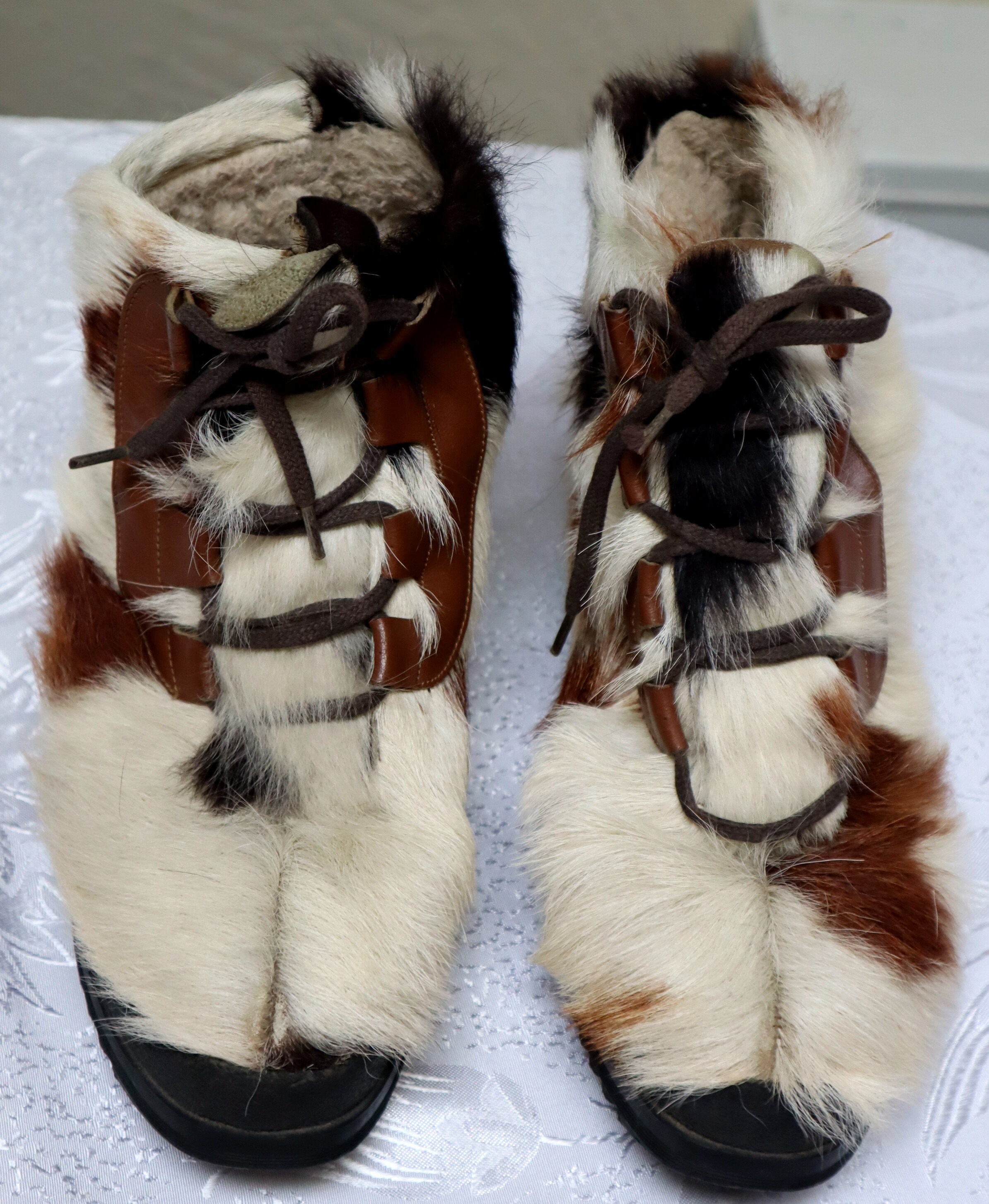 Vintage Pichette Fur Boots Size 6 Souki Apres Ski France - Etsy