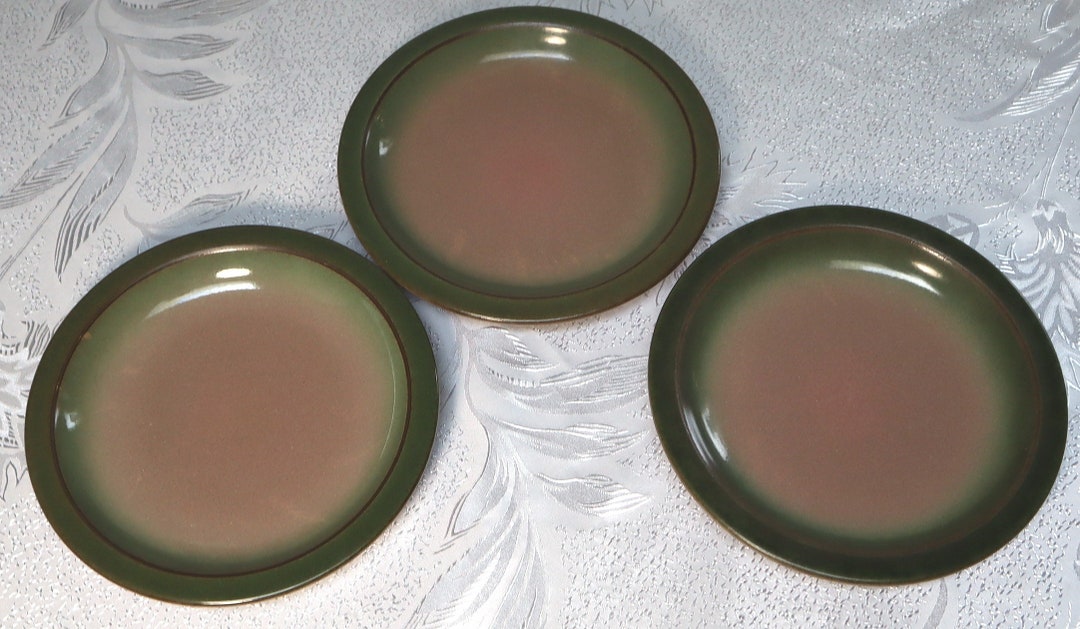 Edith Heath Ceramics Rose Peacock Luncheon Plates Lot 3 - Etsy