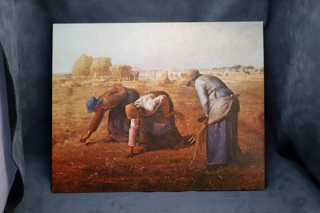 Vintage Conoco the Gleaners Fine Art Print Jean-francois Millet - Etsy UK