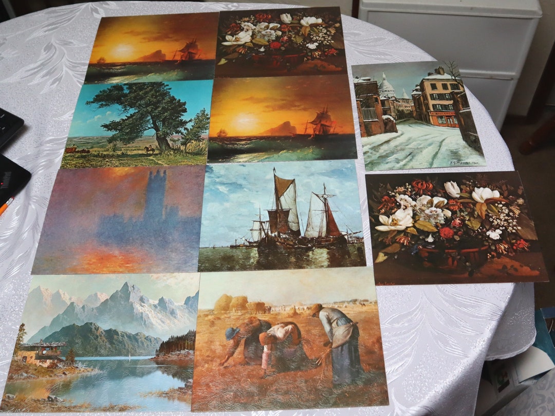 Vintage Conoco Fine Art Prints Complete Set Extras - Etsy