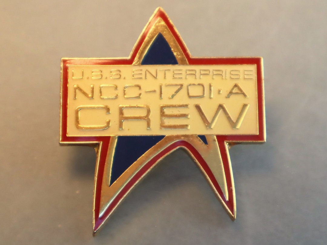 Vintage Star Trek Enterprise Crew Pin 1991 - Etsy