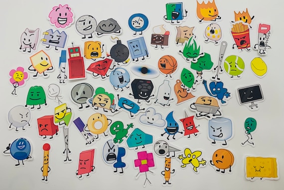 Battle for BFDI Battle For Dream Island BFB Sticker Pack | Etsy
