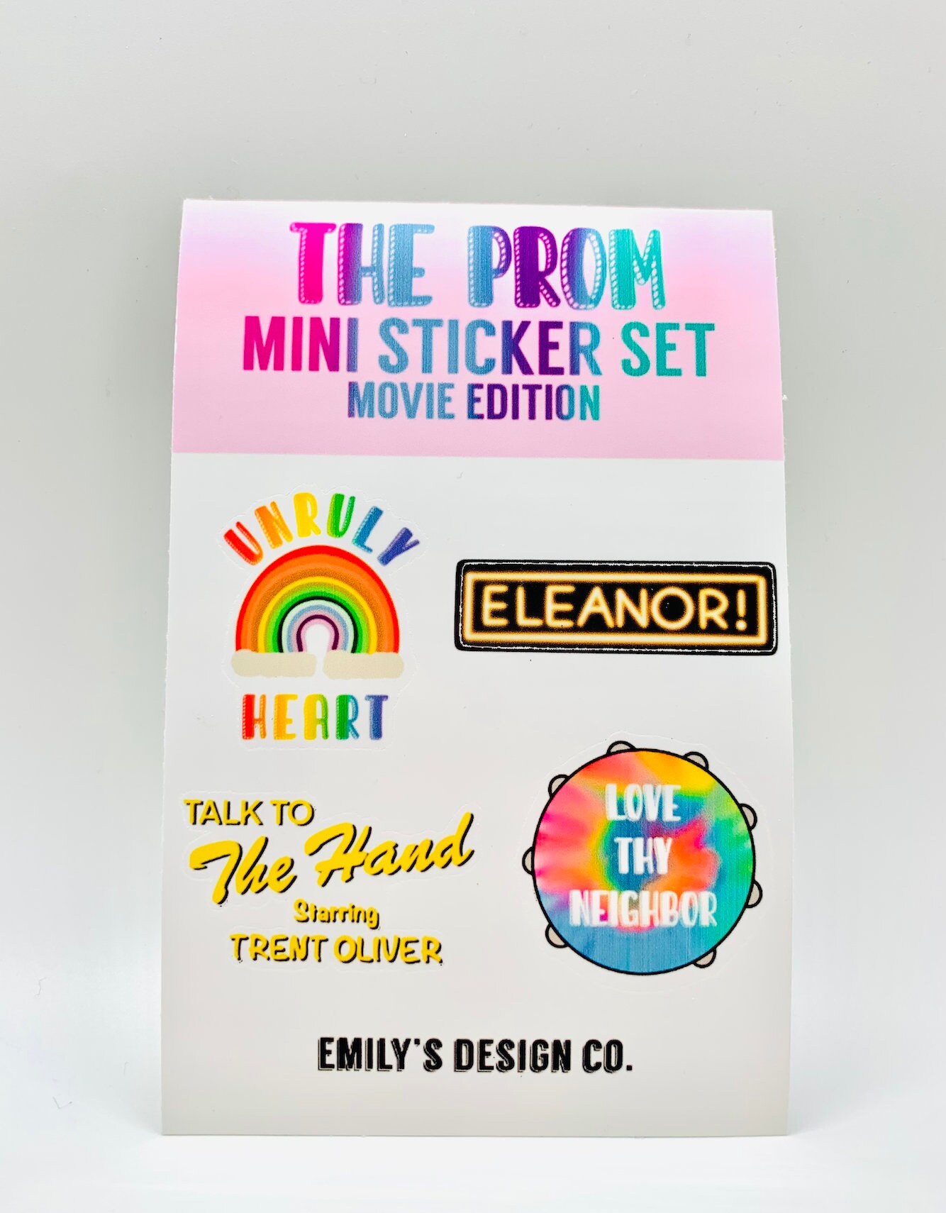 The Prom Movie MINI Sticker Pack | Etsy