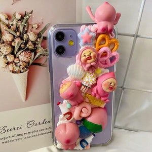Decoden Phone Case, Cute Kobito Dolls Phone Case, 3D Phone Case, Anime ...
