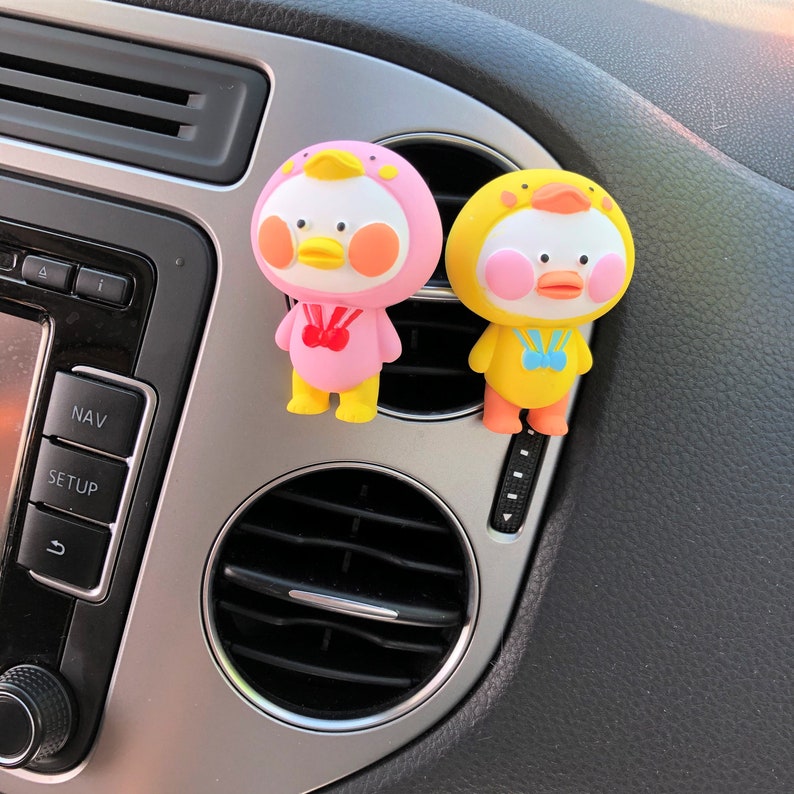 3pcs Car Vent Clips Cute Duck & Daisy Car Accessories for | Etsy
