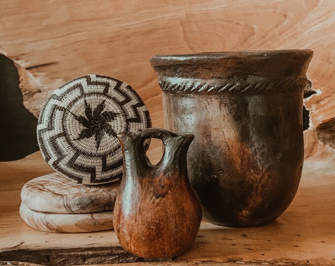 Navajo Fire Pit Pottery,pit Fired Pottery,wedding Vase,wedding Pot ...