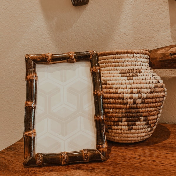 Bamboo Picture Frames - Etsy