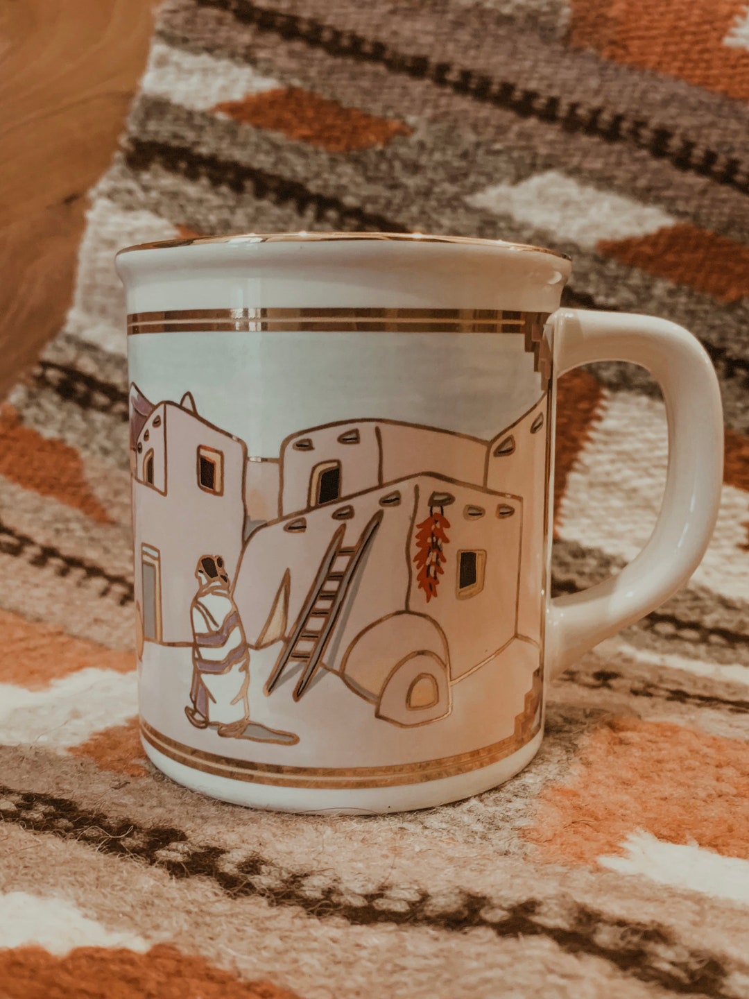 Vintage Pueblo Mug,southwest Coffee Mug,travel Mug,made in Japan,coffee Mug,kitchen Decor ...