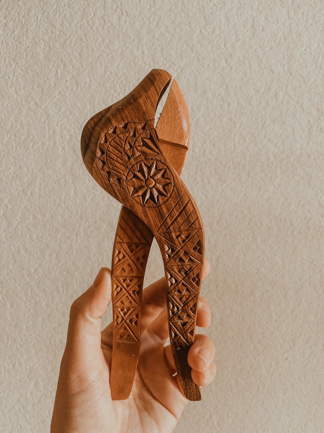 Vintage Nut Cracker,folk Art Nut Cracker,hand Carved Wood,critters ...