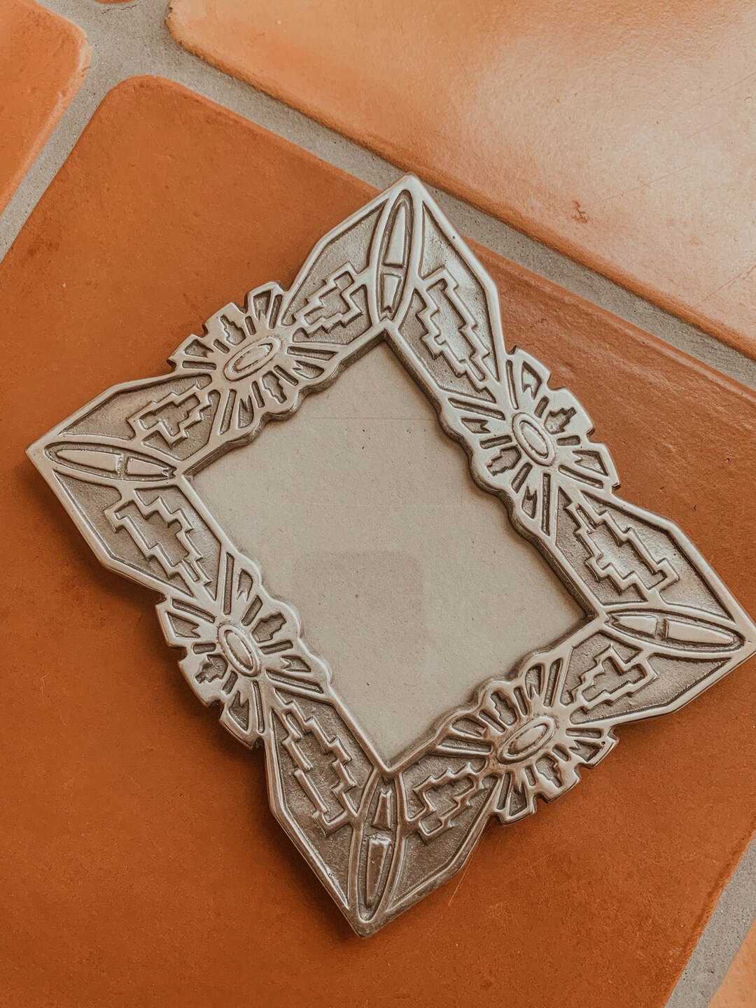Mexican Silver Picture Frame,quality Frames,home Decor,metal Frame ...