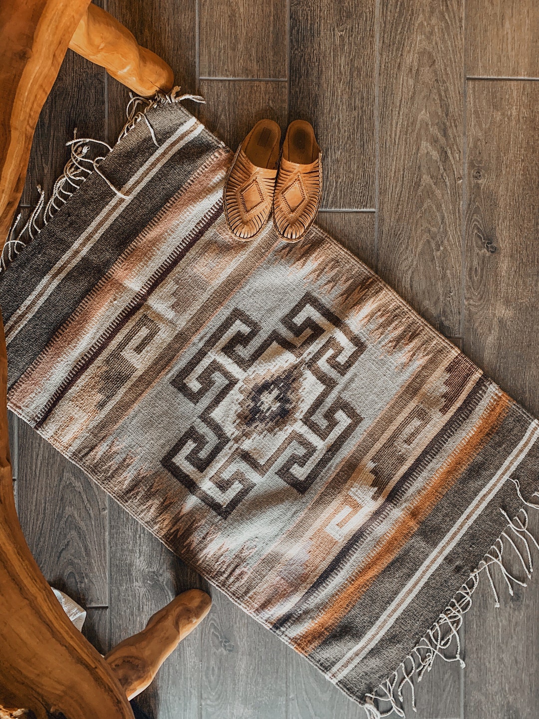 Vintage Wool Rug,mexican Rug,navajo Rug,wool Textile,woven Rug,native ...