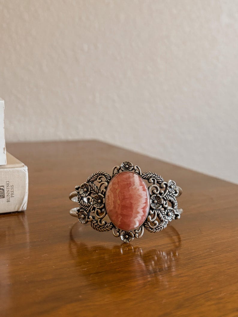 Carolyn Pollack Sterling Silver Rhodochrosite Ring,statement Cuff ...