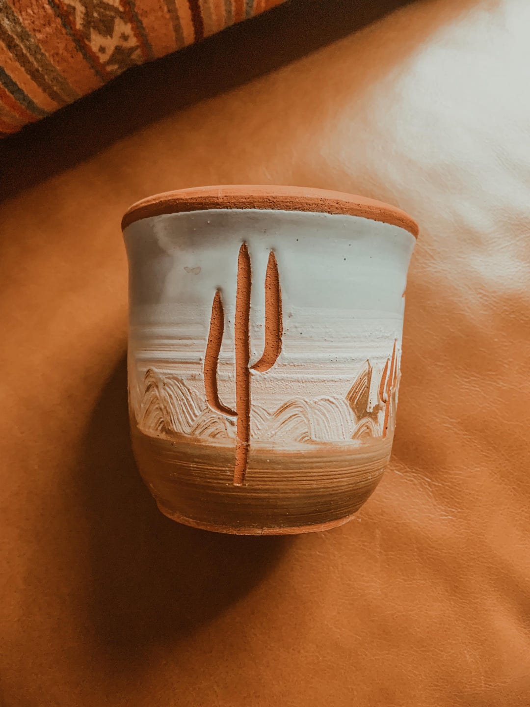 Vintage Handmade Cactus Pot,planter,cactus,arizona Home,pottery,clay ...