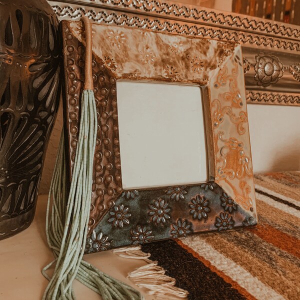 Framed Mexican Tile - Etsy