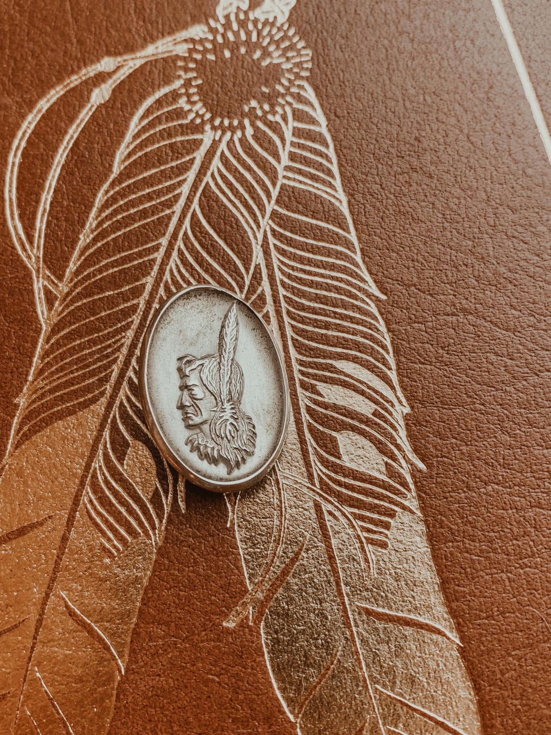 Vintage Sterling Silver Pin,native American Indian Chief Pin,brooch ...