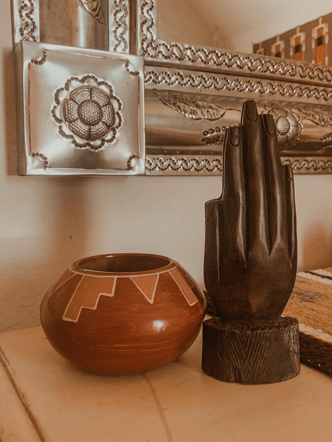 Wood Carved Praying Hands,hand Carved Wooden Hand, Display,display ...