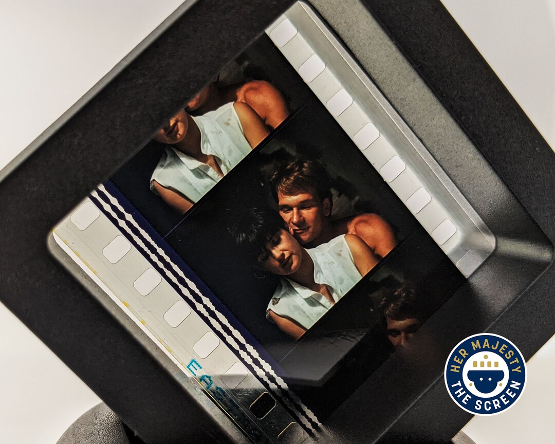 GHOST Patrick Swayze Pottery Scene 35mm Film Cell-frame Movie Cube Gift ...