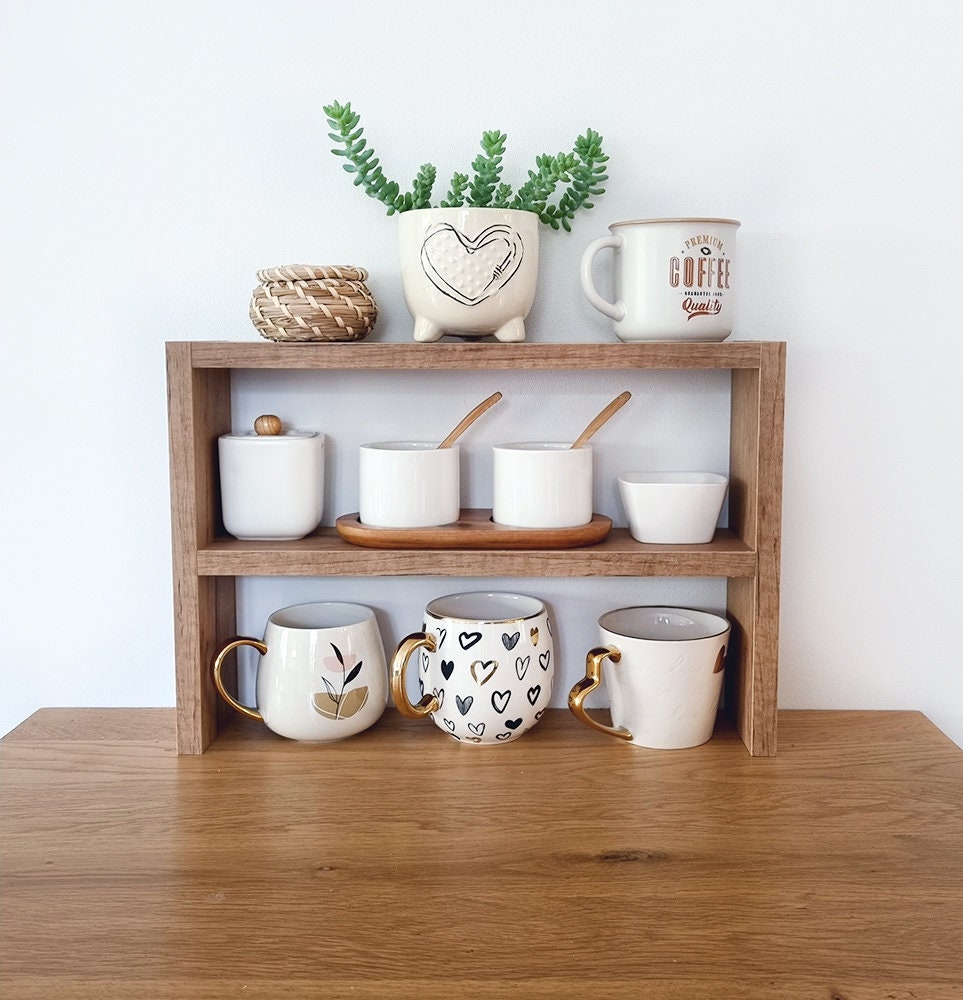 Kitchen Counter Shelf, Countertop Spice Rack, Kitchen Countertop Shelf ...