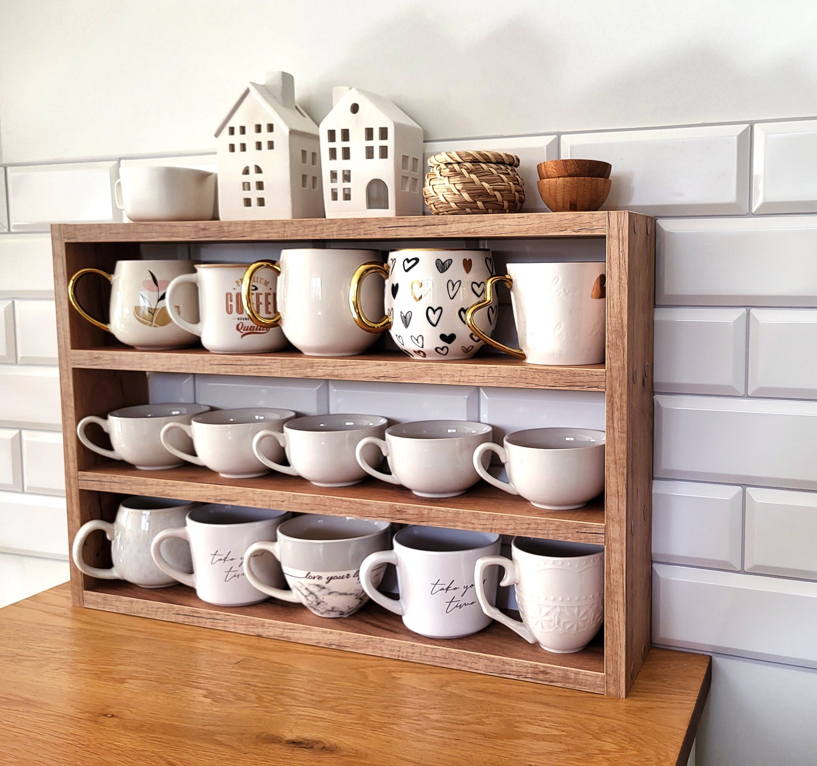 Kitchen Counter Shelf, Countertop Spice Rack, Kitchen Countertop Shelf ...
