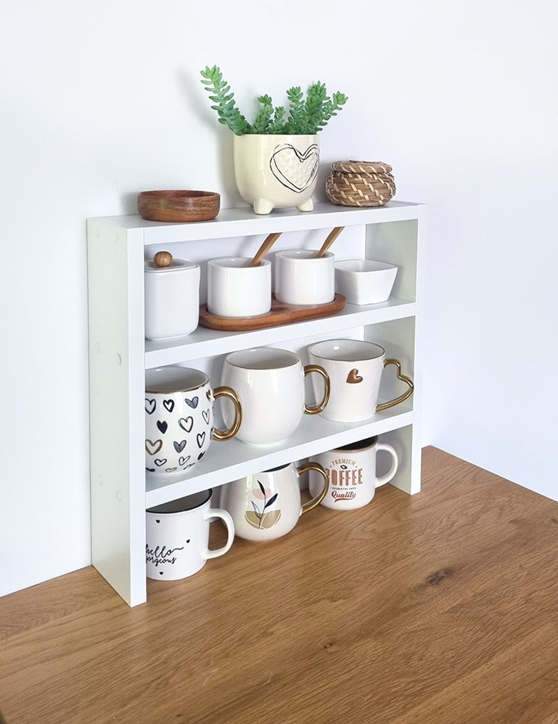 Kitchen Counter Shelf, Countertop Spice Rack, Kitchen Countertop Shelf ...