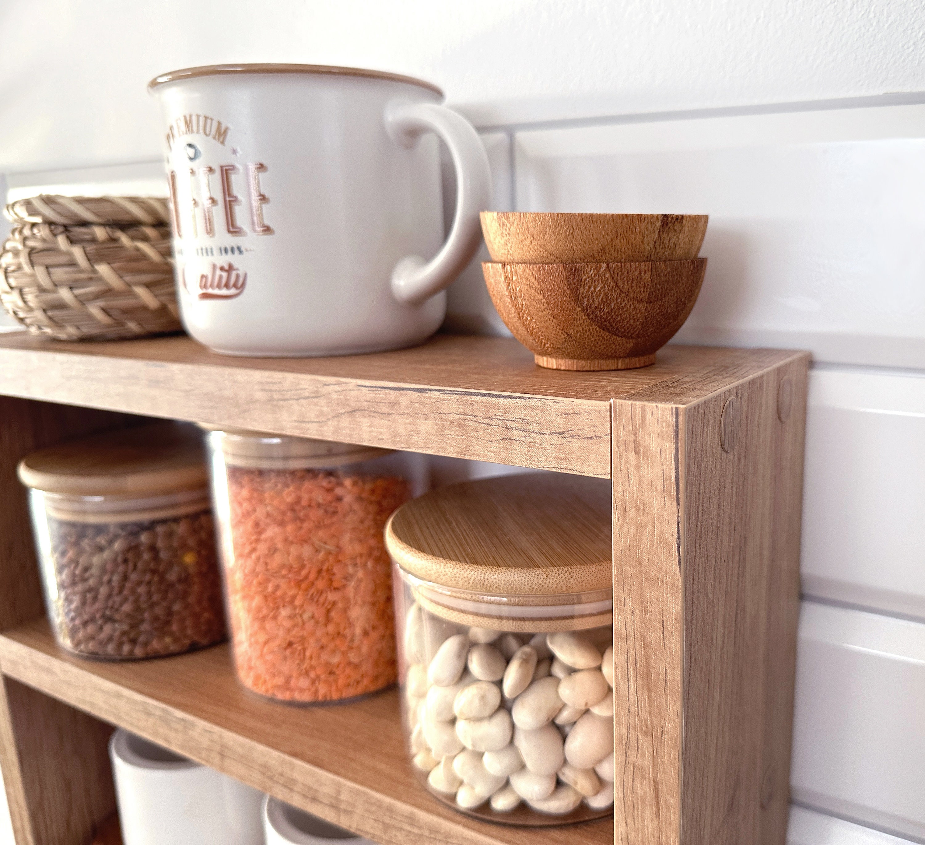 Kitchen Counter Shelf, Countertop Spice Rack, Kitchen Countertop Shelf ...