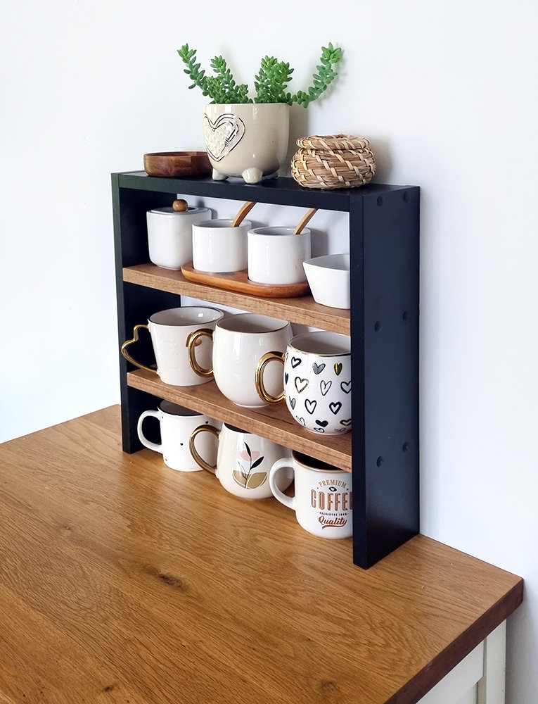 Kitchen Counter Shelf, Countertop Spice Rack, Kitchen Countertop Shelf ...