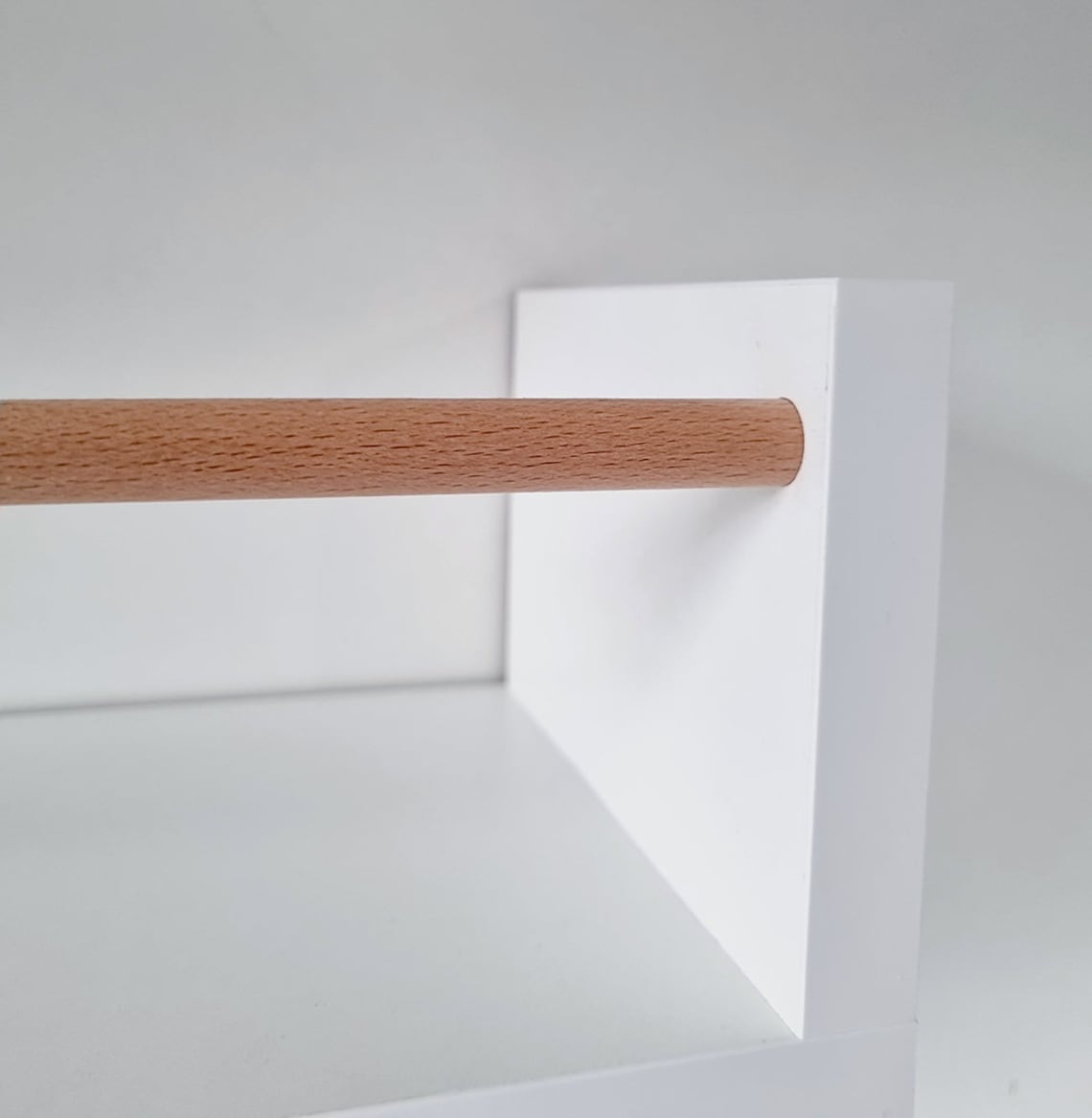 White Floating Shelves Nursery, Scandinavian Shelves for Girls Room ...