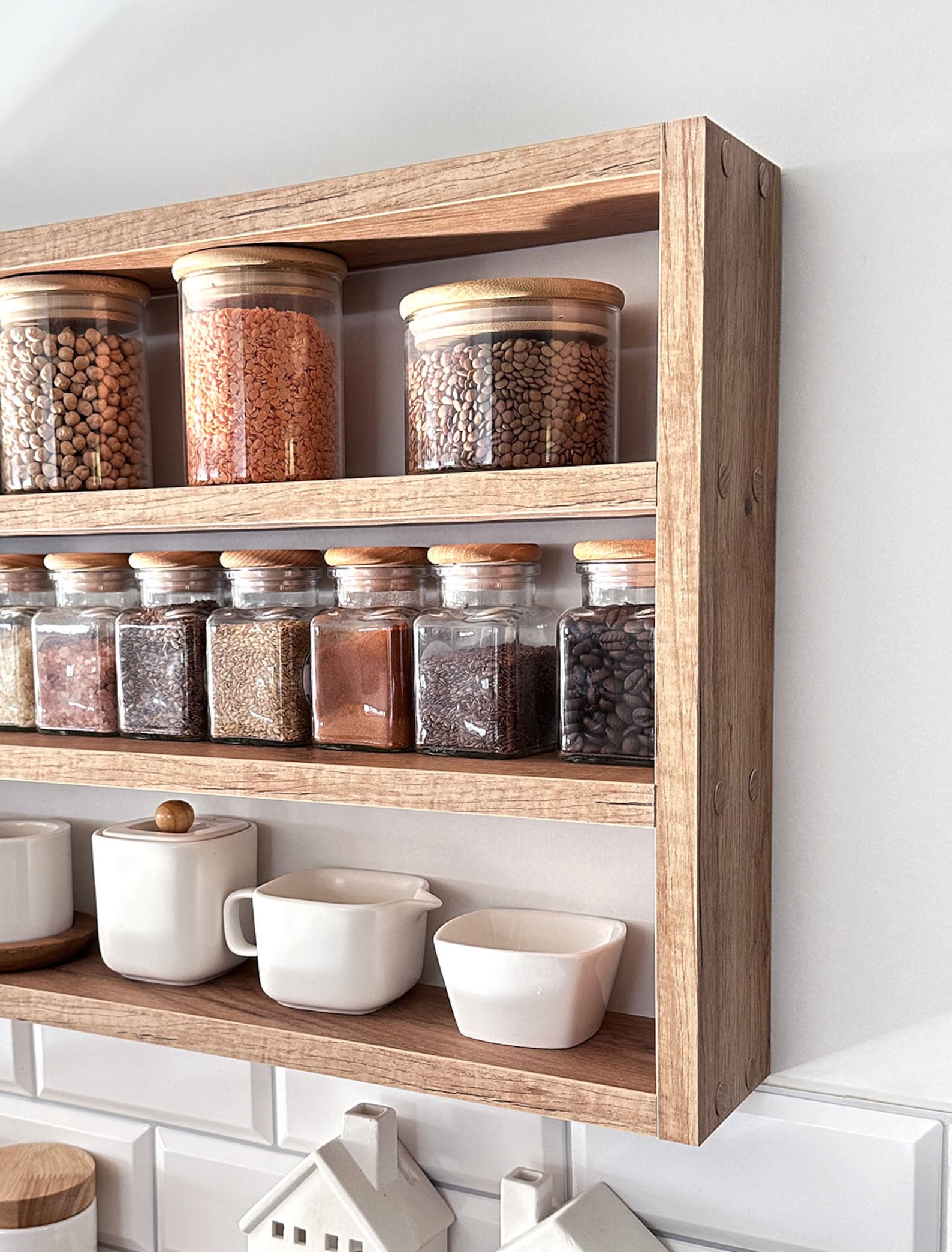 Hanging Spice Rack, Spice Rack, Kitchen Shelves, Spice Shelf, Kitchen ...